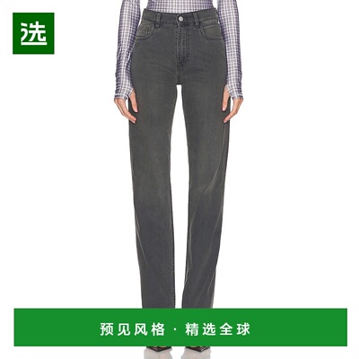 1h可退 香港直邮Coperni 女士 直筒牛仔裤 COPP78F2004 grey灰色