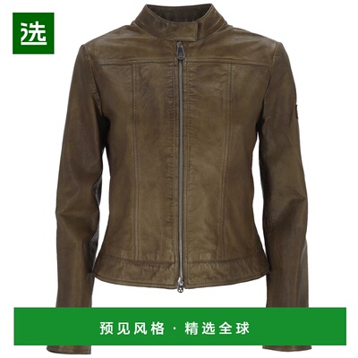 香港直邮PEUTEREY 女士皮衣 PED529699011855471 SS2026 军绿色