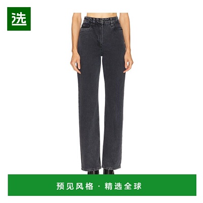 1h可退 香港直邮Remain 女士 修身小喇叭裤 502805100 black黑色