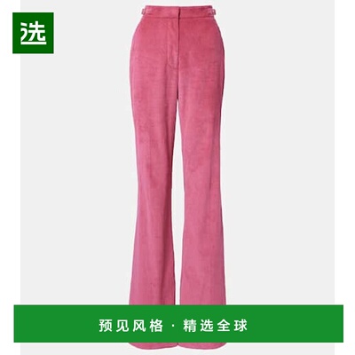 1h可退 香港直邮Gabriela Hearst 女士 Vesta 棉质灯芯绒喇叭长裤