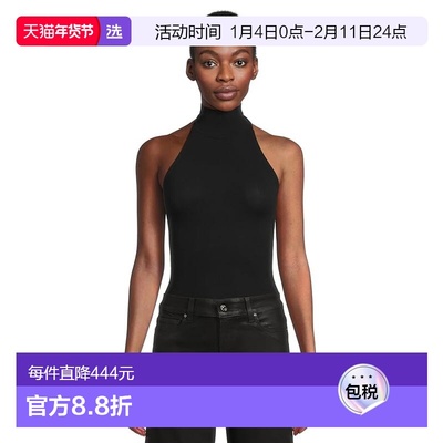 1h可退 香港直邮COMMANDO 女士 芭蕾式圆翻领挂脖连体衣