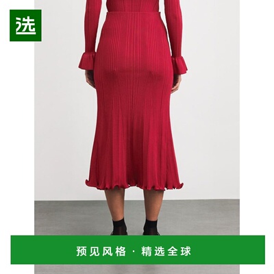 香港直邮SELF-PORTRAIT 女士半身裙 RS26555MSKRED SS2026