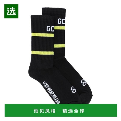 1h可退 香港直邮Gcds 男士 短袜连裤袜 black黑色 舒适时尚