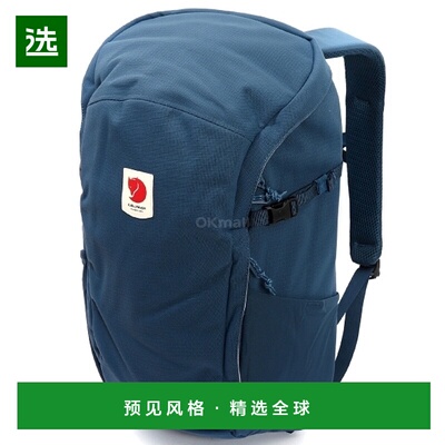 韩国直邮Fjallraven北极狐内面网双肩包蓝色徽标背带加厚不伤背