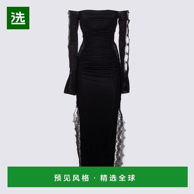 香港直邮BLUMARINE 女士连衣裙 P622A758AN0990 SS2026 黑色长裙