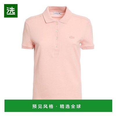 香港直邮LACOSTE 女士T恤 PF5462ADY CO 粉红色 Piqué polo