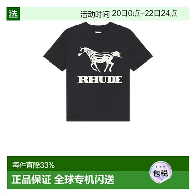 1h可退 香港直邮Rhude 男士 Dinero T恤 RHFW25TT01012 舒适时尚