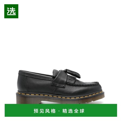 1h可退 香港直邮Dr. Martens 马丁大夫 女士 黑色平底鞋 ADRIAN22