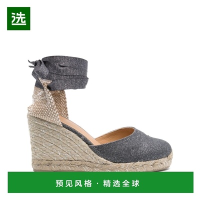 香港直邮CASTANER 女士凉鞋 CARINA80324289 SS2024 灰色 Lurex C
