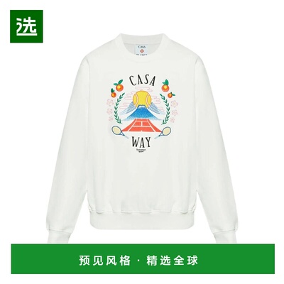 香港直邮CASABLANCA 男士卫衣 MPF25JTP29303OFFWHITE AW2025