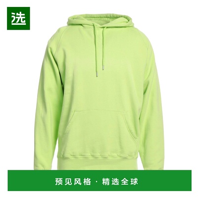 1h可退 香港直邮POP TRADING COMPANY 男士 连帽卫衣 green绿色