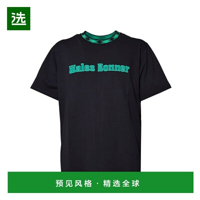 1h可退 香港直邮Wales Bonner 男士 黑色 Original T 恤 MS24JE16