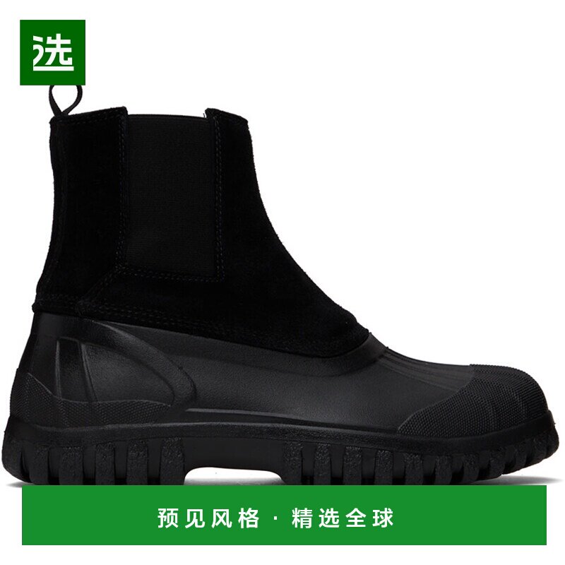 1h可退 香港直邮Diemme 男士 黑色 Balbi 切尔西靴 DI23SPBLMX01X