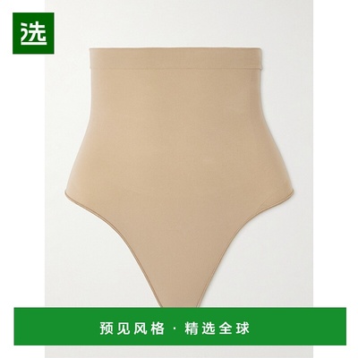1h可退 香港直邮SKIMS 女士 Sculpt 无缝高腰土褐色丁字裤 PNTHG3