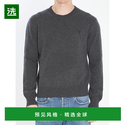 1h可退 香港直邮Ami Paris 男士 Ami de Coeur 圆领毛衣 HKS83000