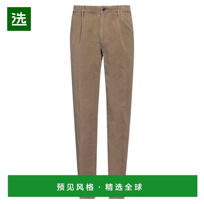 1h可退 香港直邮Incotex 男士 休闲长裤 brown棕色 舒适时尚