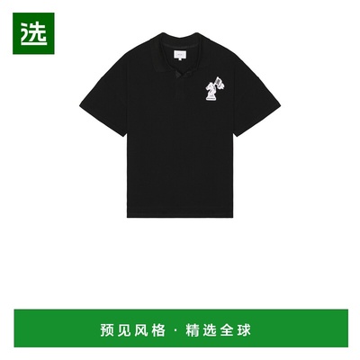 1h可退 香港直邮Rhude 男士 凸纹宽松款Polo衫 RHFW25SR02012
