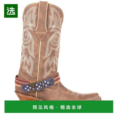 【美国直邮】Durango Crush Flag 女士牛仔靴 时装靴 DRD0208 棕