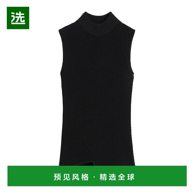 香港直邮Toteme 不对称针织衫 243WRT0336YA0089高领