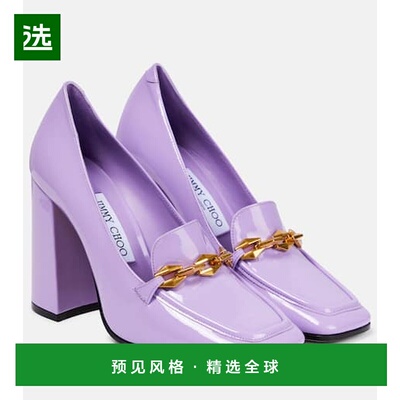 1h可退 香港直邮Jimmy Choo 周仰杰 女士 Diamond Tilda 100 漆皮