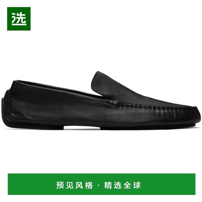 1h可退 香港直邮The Row 男士 黑色 Lucca 乐福鞋 F2058L74一脚蹬