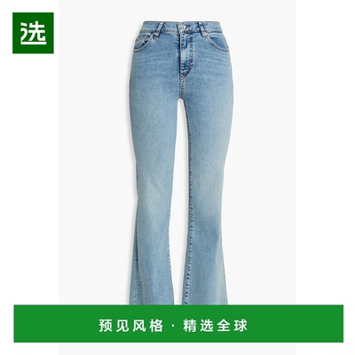 1h可退 香港直邮Frame Denim 女士 高腰喇叭牛仔裤 3002RA814LRKR