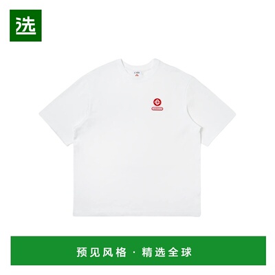 香港直邮CASABLANCA 男士T恤 MAW25JTS04404 AW2025 白色 徽标贴T