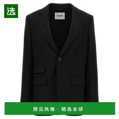 香港直邮Jil Sander 吉尔·桑达 女士 单排扣西装外套 J02BN0185J