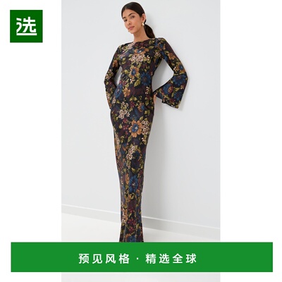 1h可退 香港直邮VERONICA BEARD 女士 Gemma 连衣裙 black黑色 舒