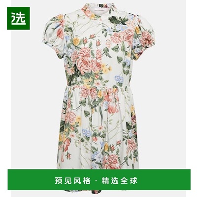 1h可退 香港直邮SEE BY CHLOÉ 女士 花朵棉质迷你连衣裙