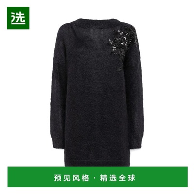 香港直邮BLUMARINE 女士连衣裙 RF5151MS03722222 AW2025 黑色