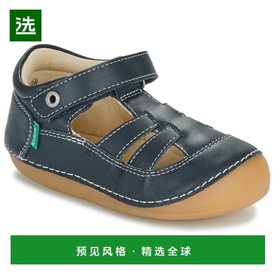 欧洲直邮Kickers 童款 SUSHY 凉鞋 海蓝色