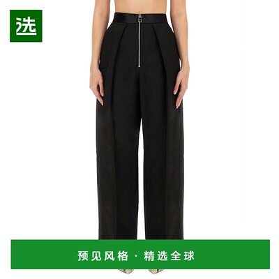 1h可退 香港直邮KHAITE 女士 海军风长裤 31454092W4092200阔腿裤