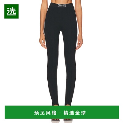 1h可退 香港直邮Versace 范思哲 女士 高腰打底裤 10158791A12037