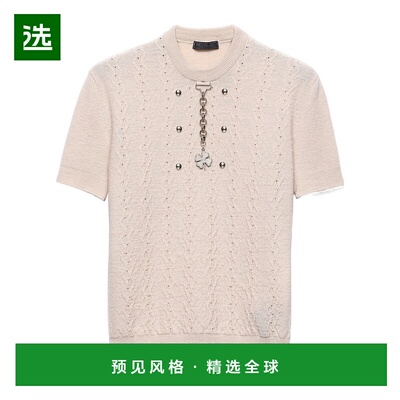 香港直邮Prada 圆领短袖毛衣 UMF04017KDSOOO