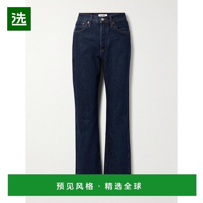 1h可退 香港直邮redone 女士 90s 宽松款高腰直筒牛仔裤 14103W90