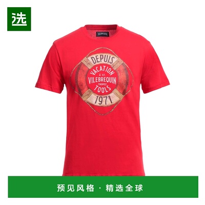 1h可退 香港直邮Vilebrequin 男士 T恤 red红色 舒适时尚
