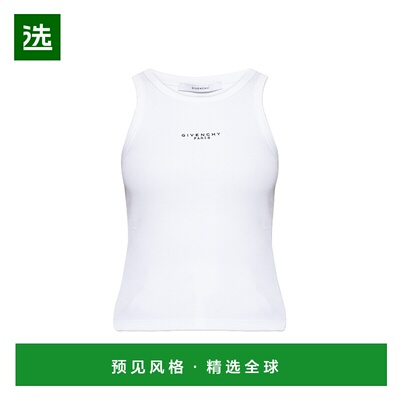 香港直邮GIVENCHY 女士背心吊带 BW70FPP7BR100 SS2026 白色 TANK