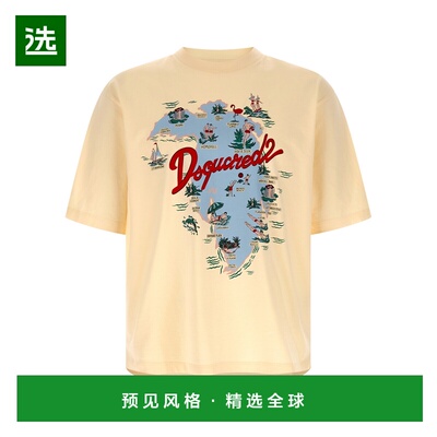香港直邮DSQUARED2 男士T恤 S71GD1643D20020103 SS2026