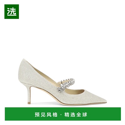 1h可退 欧洲直邮JIMMY CHOO 女士高跟鞋BINGPUMP65DGZPLATINUMICE