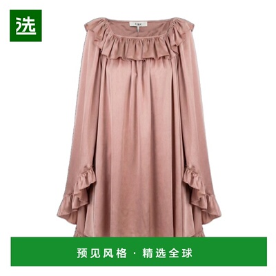 香港直邮CHLOÉ 女士连衣裙 CH26SRO72008527 SS2026 粉红色 长袖