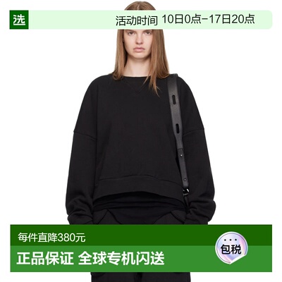 1h可退 香港直邮Entire Studios 女士 黑色 Box Crew 套头衫 ES21