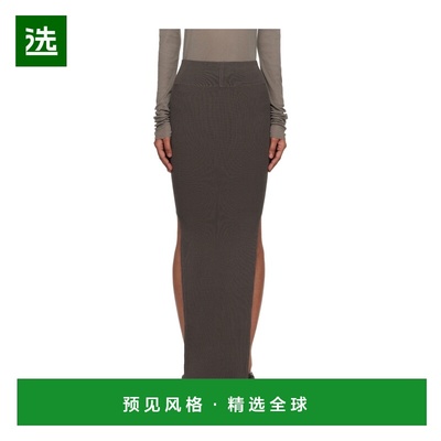 香港直邮RICK OWENS 女士半身裙 RP02E4619RIBVI78 AW2025