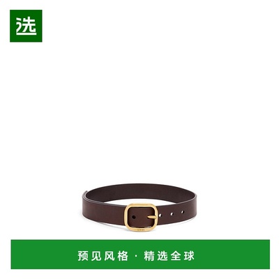 欧洲直邮LOEWE罗意威24年上新牛皮革腰带编织复古经典皮带