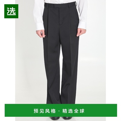 香港直邮CELINE 男士正装裤  SS2026 RP0AE092D38NO黑色直筒裤