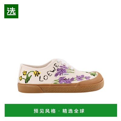 香港直邮Loewe Terra Varca 刺绣运动鞋 M816282XBG新款罗意威