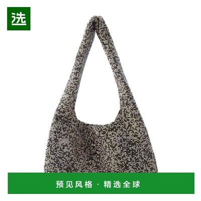 香港直邮KARA 女士单肩包 HB276H AW2023 黑色 Kara Crystal Mesh