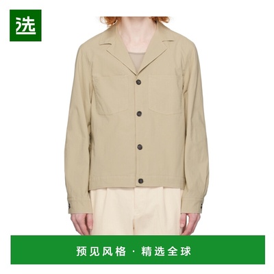 香港直邮OFFICINE GENERALE 男士衬衫 S24MOVS073PREALMONDBEIGE