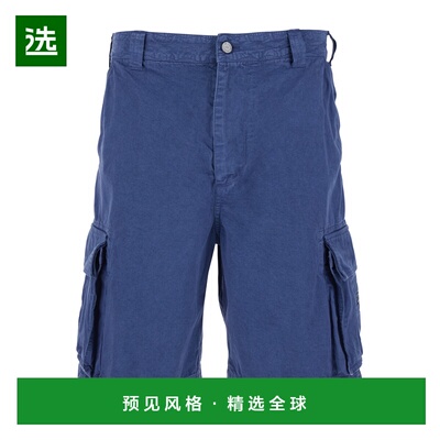 1h可退 香港直邮Erl 男士 SHORTS 男女通款工装梭织上衣 ERL12P00