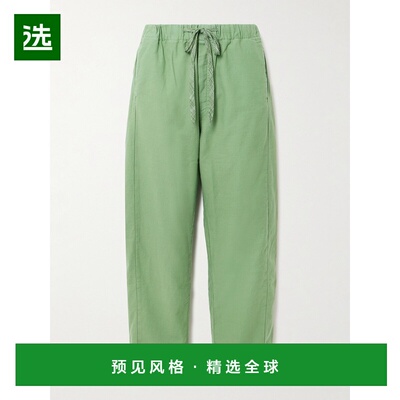 1h可退 香港直邮mother/Drawn Half-Pipe barrel-leg女士长裤